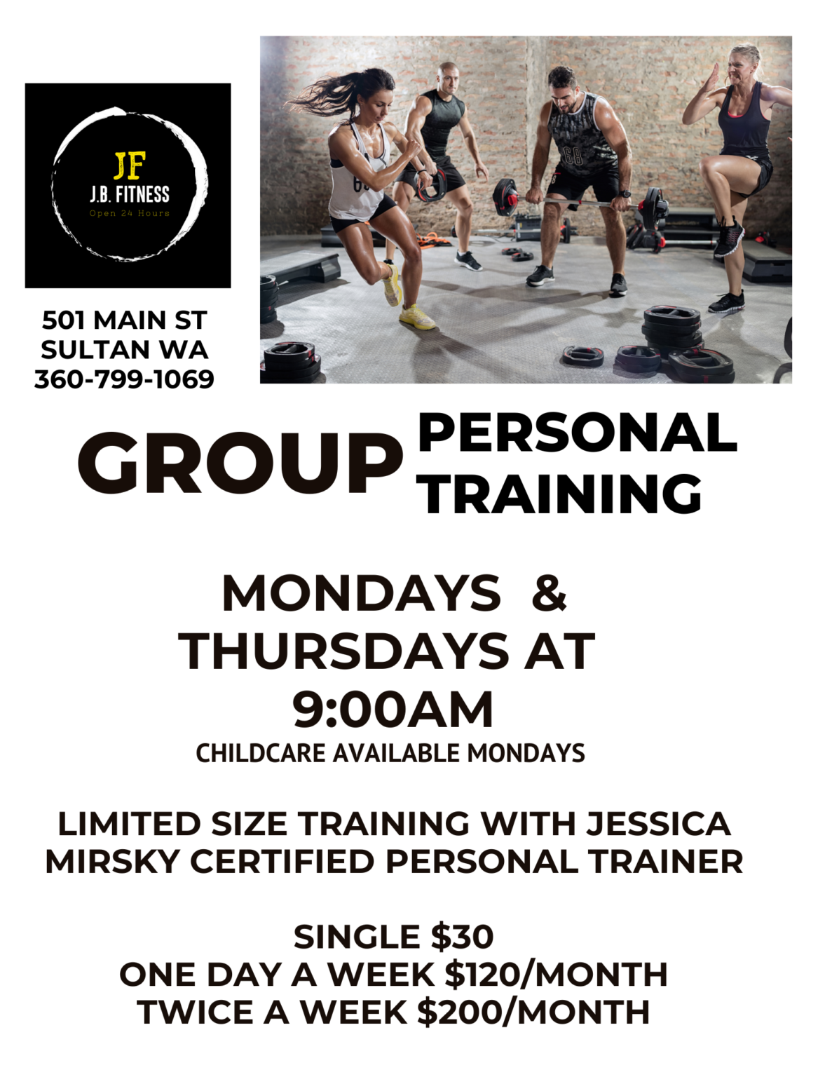 Small Group Training – J.B. Fitness